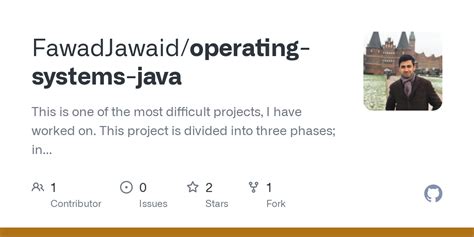 Github Fawadjawaidoperating Systems Java This Is One Of The Most Difficult Projects I Have