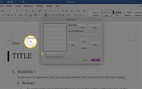 How To Change The Paper Size In Word