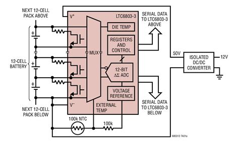 Ltc6803typical Application Reference Design Battery Monitor