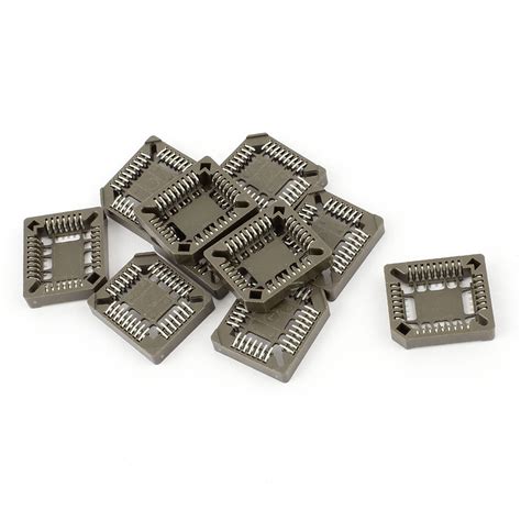 Unique Bargains SMD SMT Rectangular PLCC32P PLCC 32Pin IC Sockets 10 Pcs Walmart Com