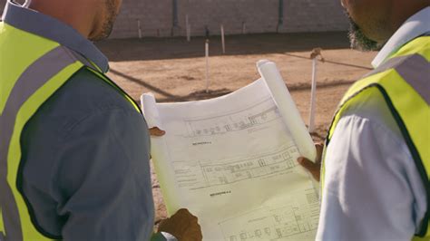 건축 인력 청사진 및 옥외 계획 팀워크 또는 건설 현장에서의 협업 엔지니어링 프로젝트 평면도 및 건물 개발의 계약자 또는 파트너