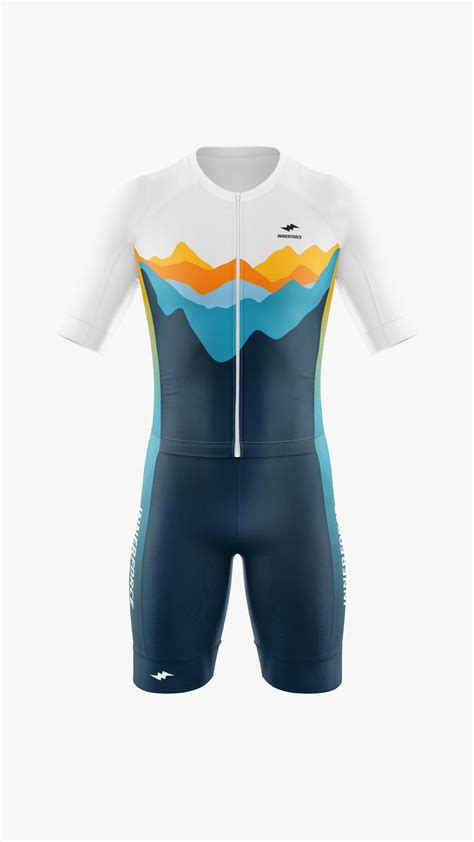 Custom Triathlon Suit In Blue And White Personalize Your Journey