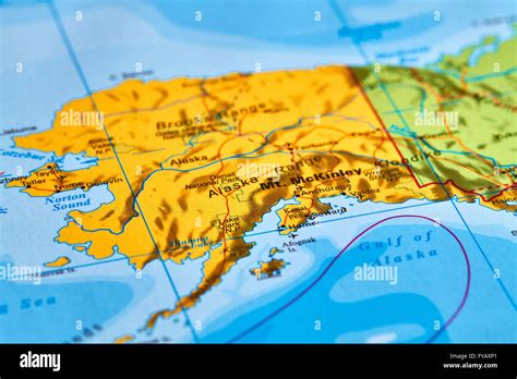 Alaska Map Immagini E Fotografie Stock Ad Alta Risoluzione Alamy