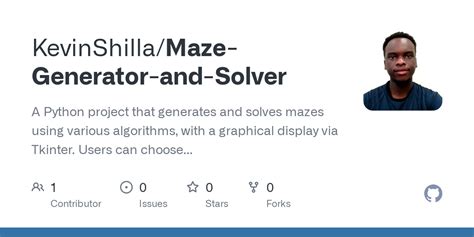 Github Kevinshillamaze Generator And Solver A Python Project That Generates And Solves Mazes