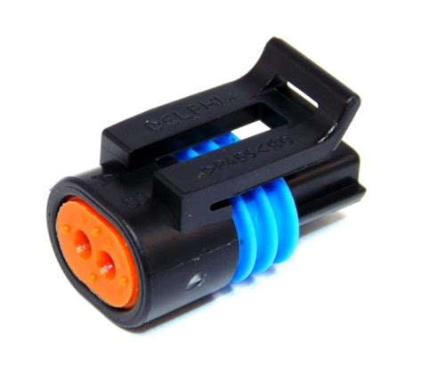 Way Delphi Series Connector Female Black Automotiveconnectors Com