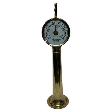 Italian Telegraph In Solid Brass 1880 For Sale At 1stdibs Telegraph