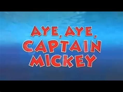 Aye Aye Captain Mickey Mickey Mouse Clubhouse Episodes Wiki Fandom