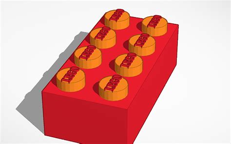 3d Design Lego Brick 2 Tinkercad