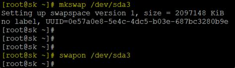 How To Create Swap Centos 7 Space On Rhel7