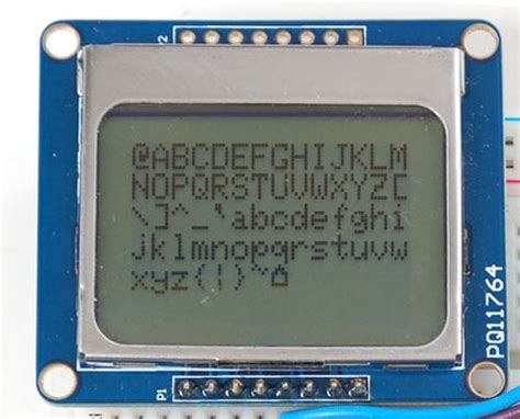 Overview Nokia 5110 3310 Monochrome Lcd Adafruit Learning System
