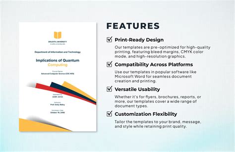 Assignment Cover Page Template In Pdf Word To Download