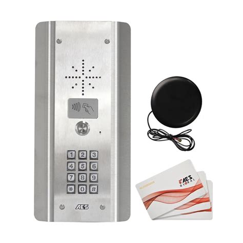 AES 1 Button Cellcom PRIME 4G Stainless Steel Architectural W Keypad Prox US Canada