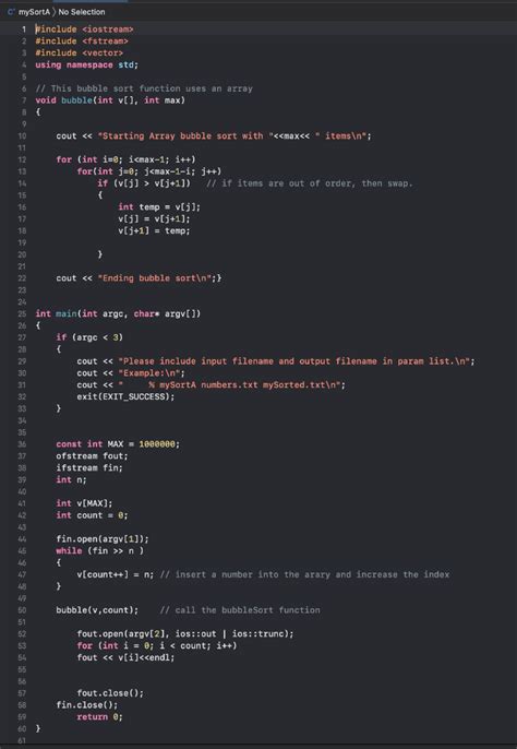 Your Job Is To Write A Sort Function In C That Will