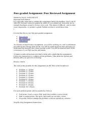 Peer Assignment For Databases And SQL For Data Science Docx Peer