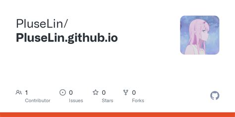 GitHub PluseLin PluseLin Github Io