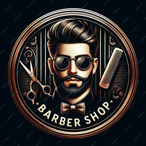 Black Background Pictures Freepik In 2025 Barber Logo Barber Shop