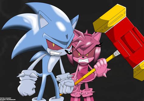 Zombot Sonic And Amy 2021 By The0118 On Deviantart