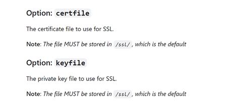 Is It Possible To Set Write Permissions To The Ssl Folder Home Assistant Community