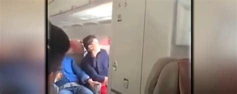 Viral Video Passenger Opens Emergency Exit Door During Flight