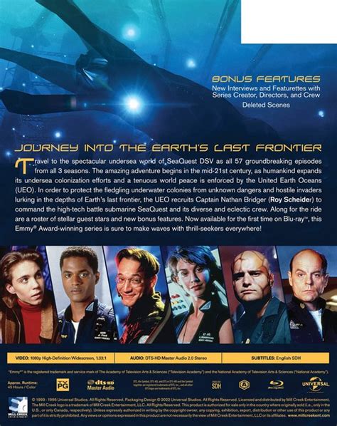 Seaquest Dsv Complete Serie Blu Ray Import Blu Ray Roy Scheider