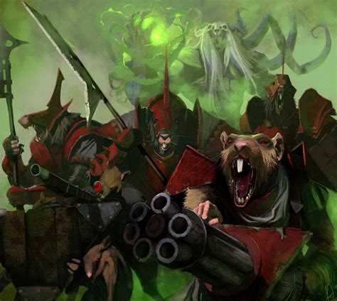 Skaven Vanguard Of The Vermntide Luis Del Real Warhammer Art