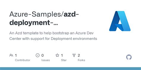 Github Azure Samplesazd Deployment Environments An Azd Template To Help Bootstrap An Azure
