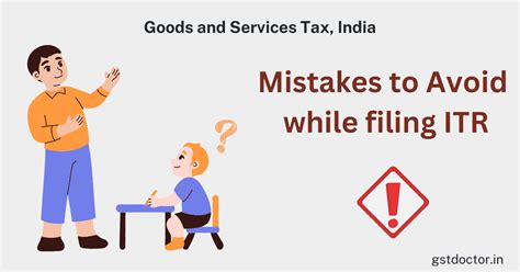 Mistakes To Avoid While Filing Itr Gst Doctor