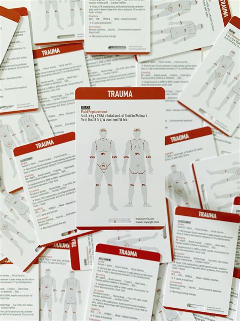 Trauma Reference Card Artofit