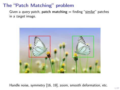 Patch Matching With Polynomial Exponential Families And Projective Divergences Ppt
