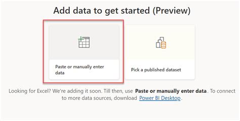 Enter Data In Power BI Service R PowerBI