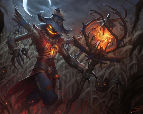 Jack O Lantern Devil Look 4k Wallpaper Download