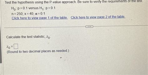 Solved Test The Hypothesis Using The P Value Approach Be Chegg Com