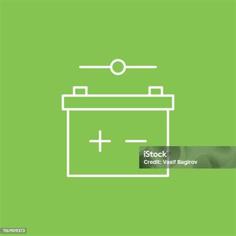 배터리 연락처 아이콘 벡터 Ui 개념의 간단한 요소 그림입니다 배터리 연락처 아이콘 벡터 인포 그래픽 개념 벡터 그림입니다 개념에 대한 스톡 벡터 아트 및 기타 이미지
