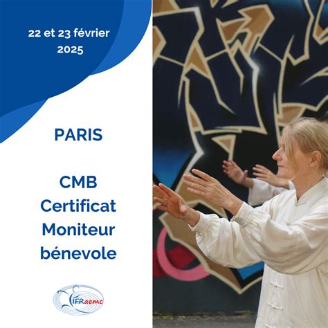 Formation Cmb Certificat Moniteur Bénévole Paris Ffaemc
