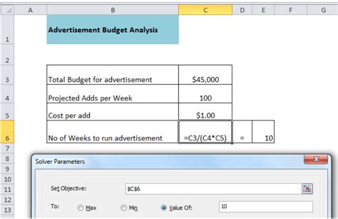 How To Use Solver In Excel Excelchat
