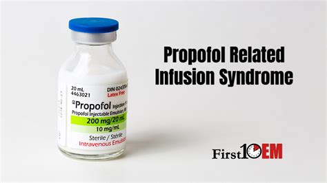 Propofol Infusion Syndrome Green Urine Is A Benign Side Effect Of