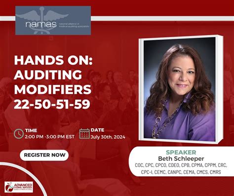 Auditing And Compliance Webinars Namas Advanced Coding Services