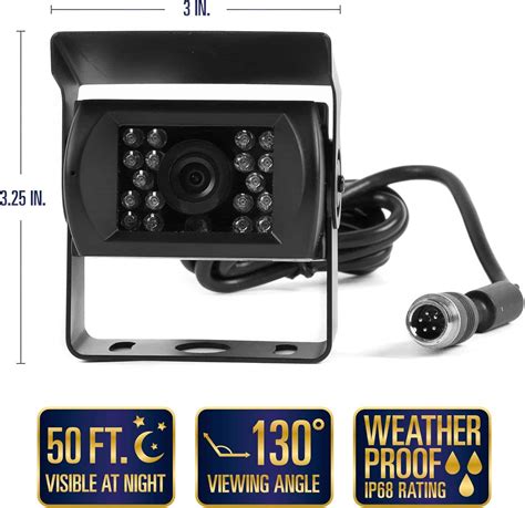 Rear View Safety Rvs 770613 213 Backup Camera System With Quick Connect