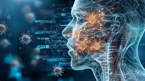 Exploring The Intricate World Of Neurons Within The Human Brain Through 3d X Ray Style