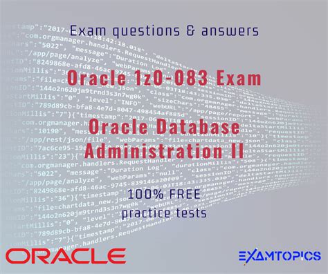 Exam Oracle Database Administration Ii Rexamtopics