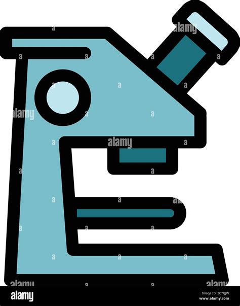Laboratory Microscope Icon Outline Laboratory Microscope Vector Icon For Web Design Isolated On