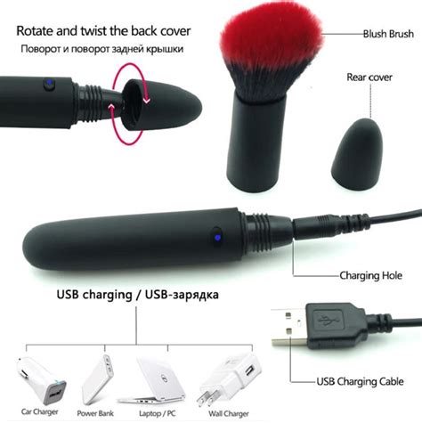 Makeup Brush USB Secret Bullet Vibrator Best Sex Toys In Nairobi Eros Kenya