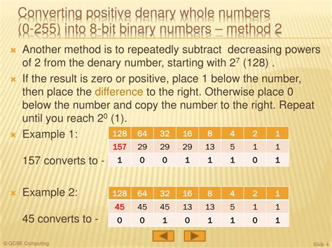 Ppt Gcse Computing Representation Of Data In Computer Systems