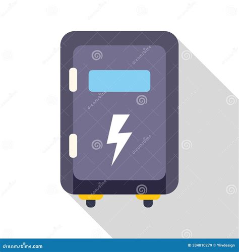 Electric Fuse Box Distributing Electricity Current Stock Vector Illustration Of Energy Switch