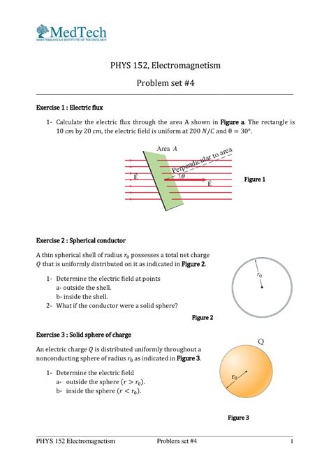 PHYS Chapter Problems Set PHYS Electromagnetism Problem Set PHYS
