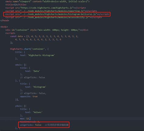 Highcharts 直方图与散点图多轴绘制，多轴不同步修改刻度hightechart直方图 Csdn博客