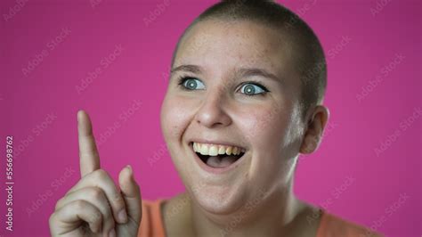 Closeup Portrait Of Thinking Smart Puzzled Pensive Young Non Binary