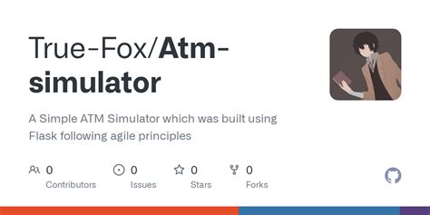 Github True Foxatm Simulator