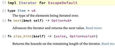 rustdoc short vertical spacing on associated types · issue 103782