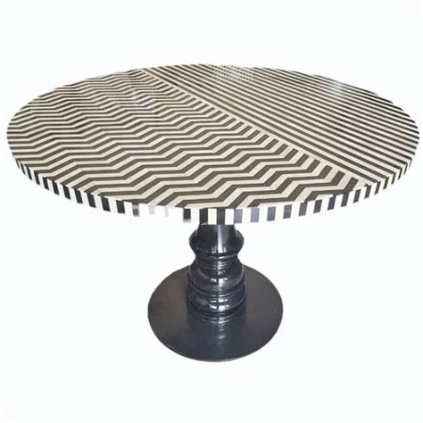 Round Diamond Black Bone Inlay Dining Table At Rs 2950 In Sambhal Id